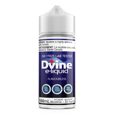 Flavourless E-Liquid 100ml by Dvine - AceVaper Canada's Online Vape Store