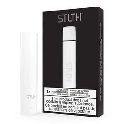 STLTH 470 MAH White Metal Device - AceVaper Canada's Online Vape Store