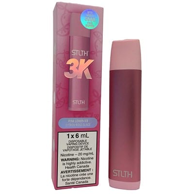 Pink Lemon Ice STLTH 3K Disposable Vape - AceVaper Canada's Online Vape ...